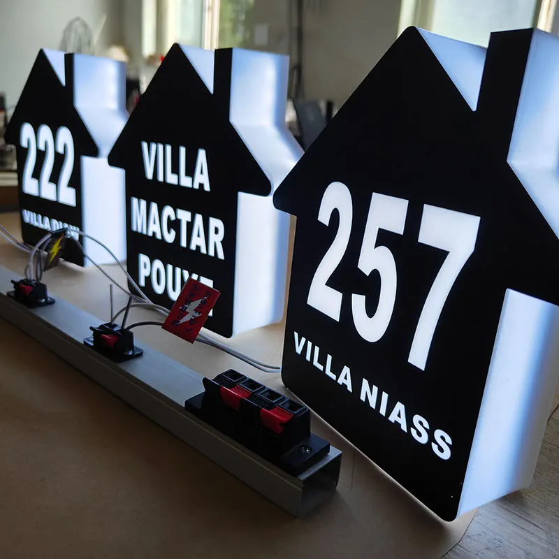 Illuminated Light Up House Numbers Household Acrylic Led Villa Name illuminated-light-up-house-numbers-household-acrylic-led-villa-name