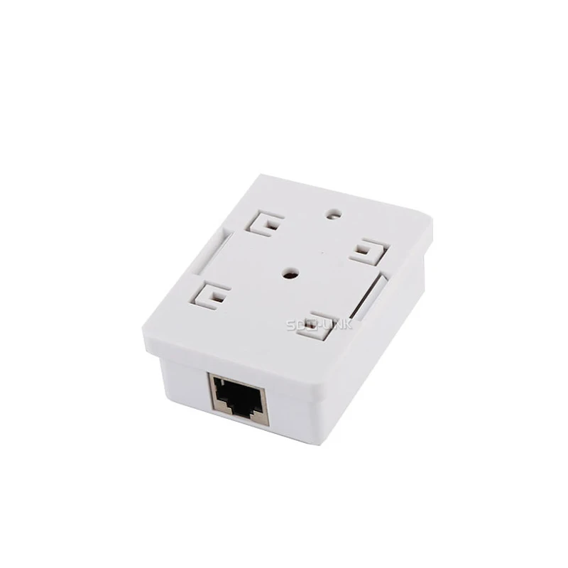 1 Port Hole Cat6 Cat6e Ftp Shielded Surface Mount Keystone Jack Box ...