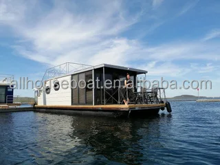 Houseboat For Floating Hotel Prefab House Modular House Boat Aluminum ...