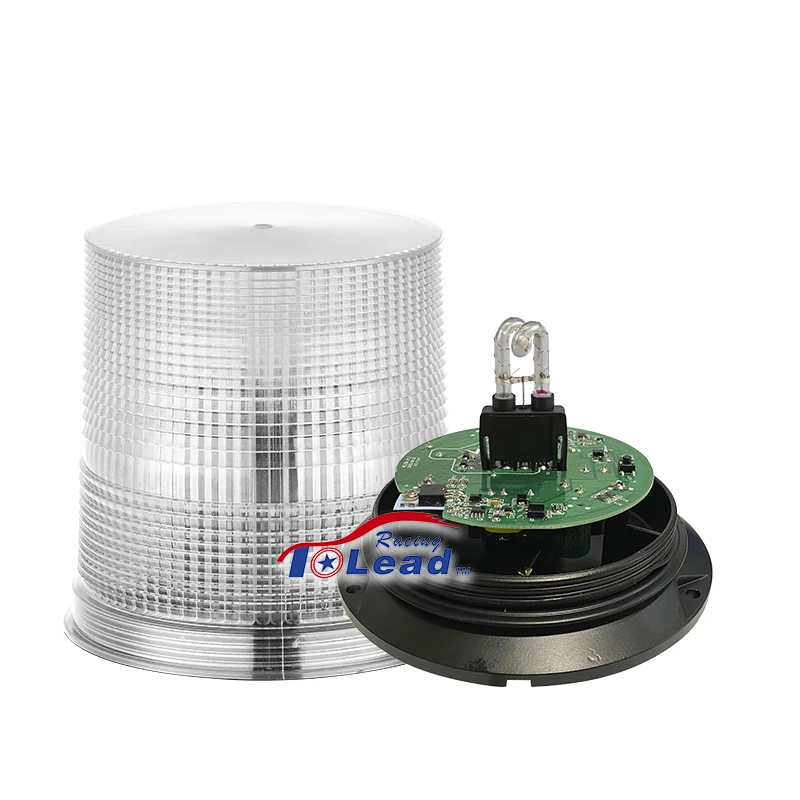 Heavy Duty Mining Emergency 40W White Xenon Strobe Light High Intensity Aluminum Screw Blink ...