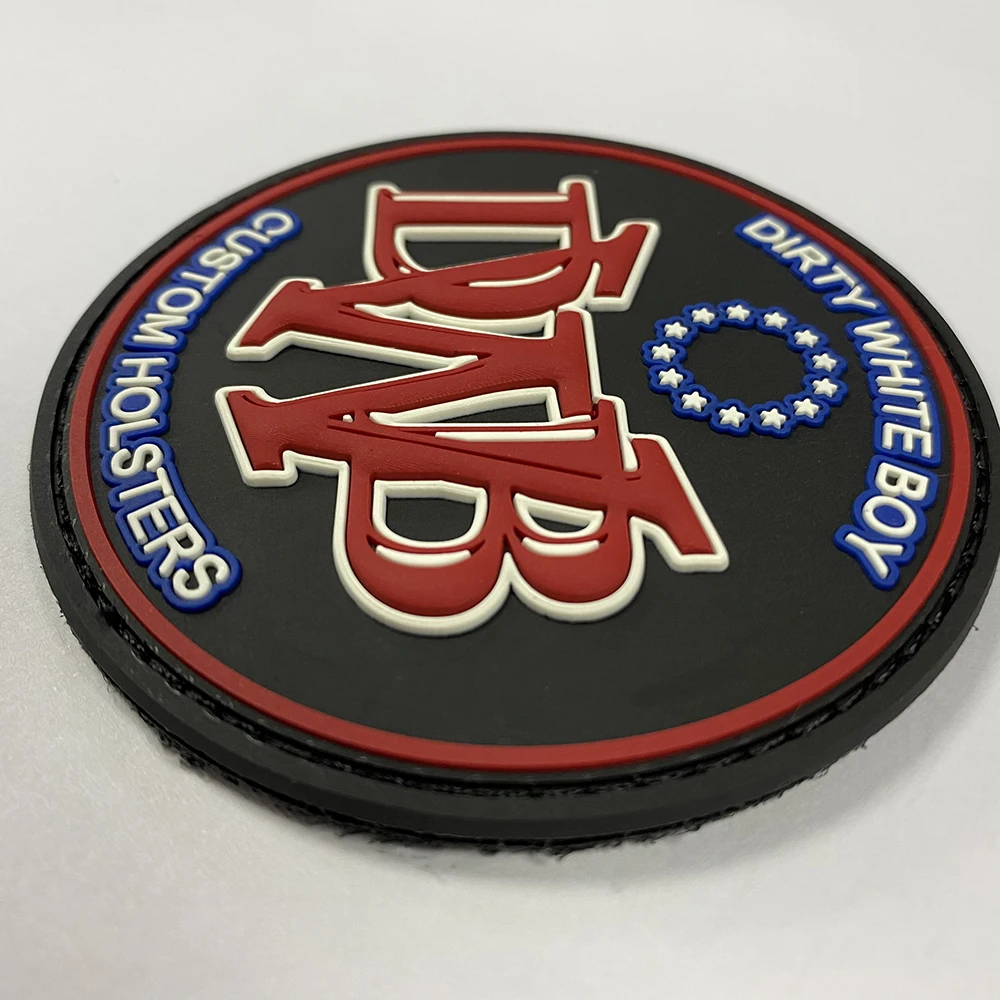Custom Embossed Logo Badges - High Quality Silicone Rubber
