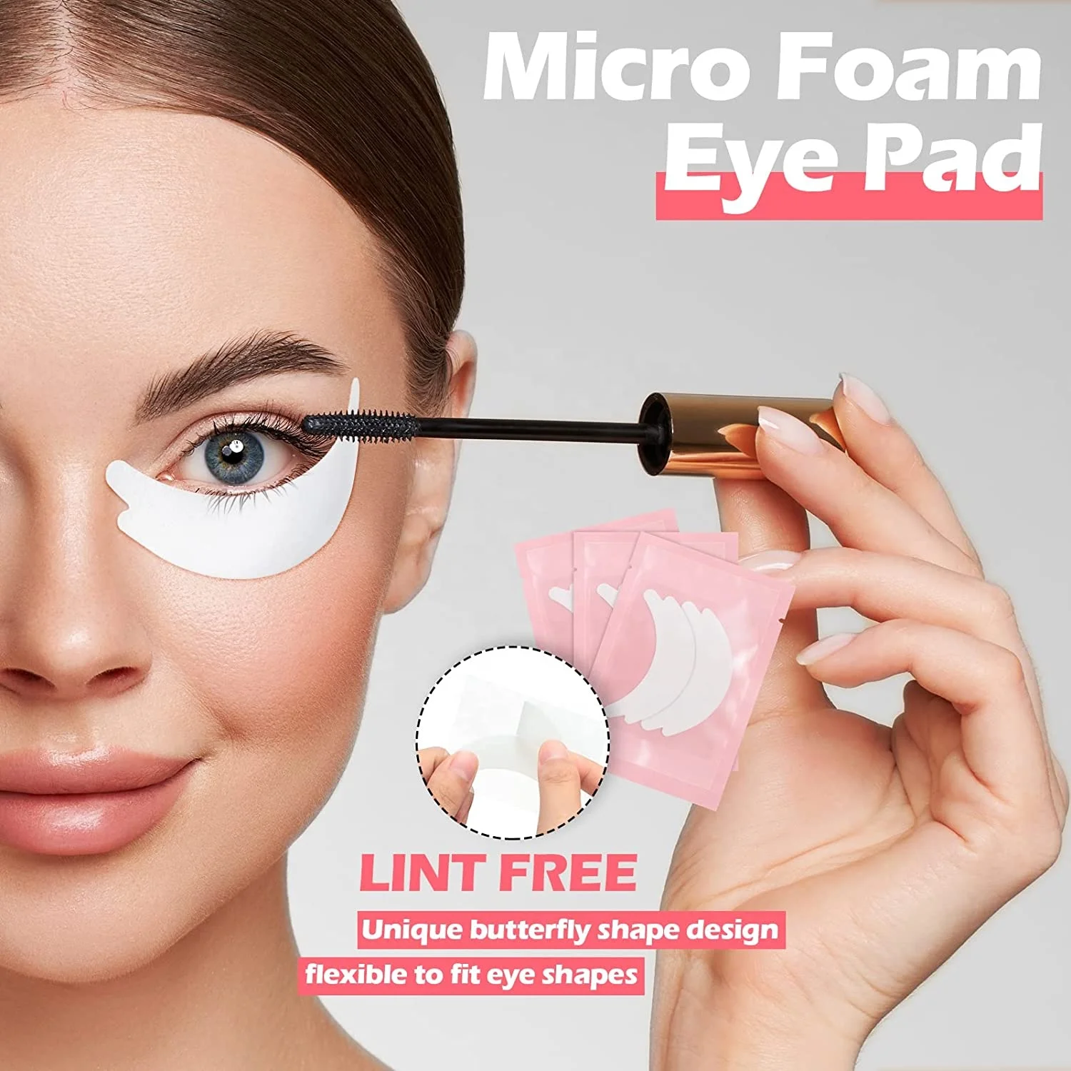 Custom Foam Tape Eyepatch Microfoam Eye Pads Eyelash Extensions Foam ...