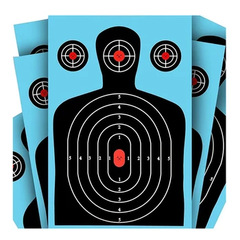 Custom Silhouette Large Shooting Target Paper Sheets For Archery Bow ...