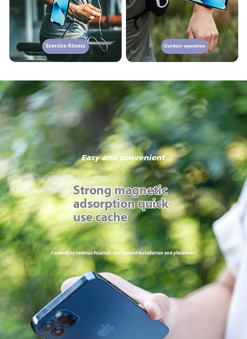 Magnetic Phone Mount for Bikes Compatible with MagSafe Phone Holder for ...