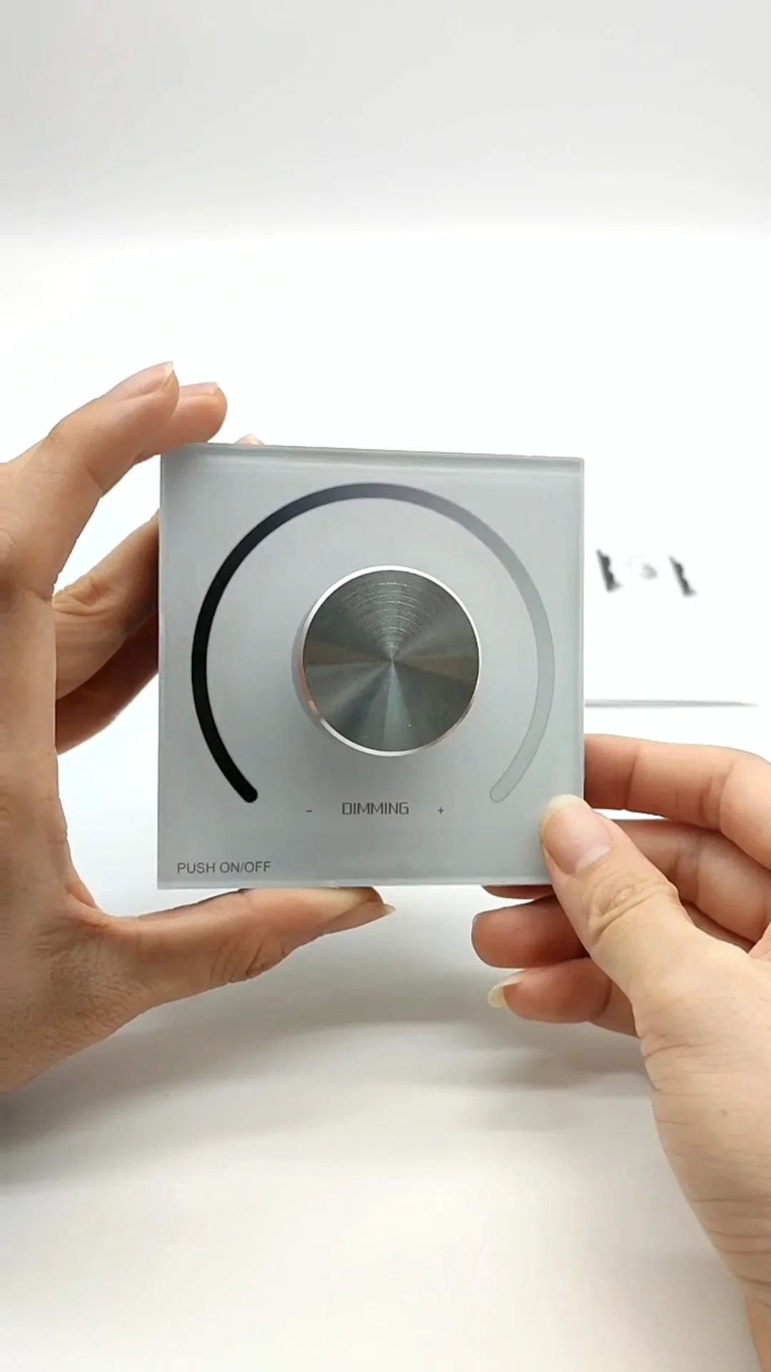 Wall Mount Knob Panel Led Dimmer Switch Single Color Controller Dc12 ...