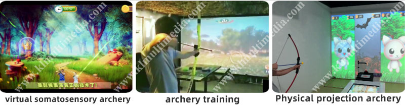 Virtual Bow and Arrow Game Interactive Projector Archery Games Digital ...
