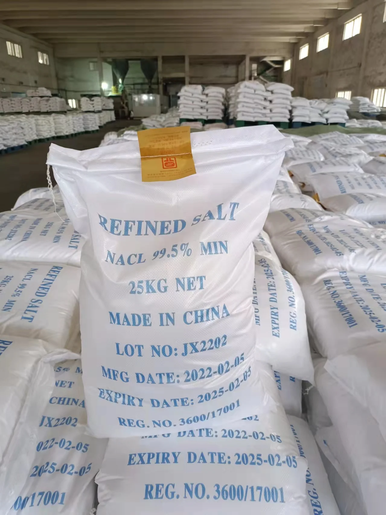 Refined Salt Nacl 99.5% Min 25kg Packaging Fine Salt - Buy Nacl 99.5% ...