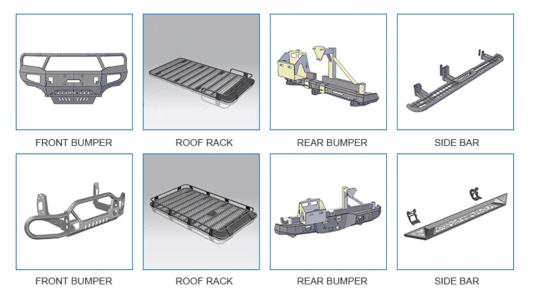 4WD Accessories Car Side Ladder Jimny Ladder with Recovery Track Board