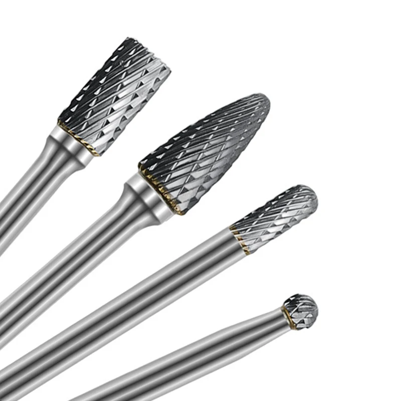 C-type rotary milling cutter cemented carbide rotary file cylindrical ...