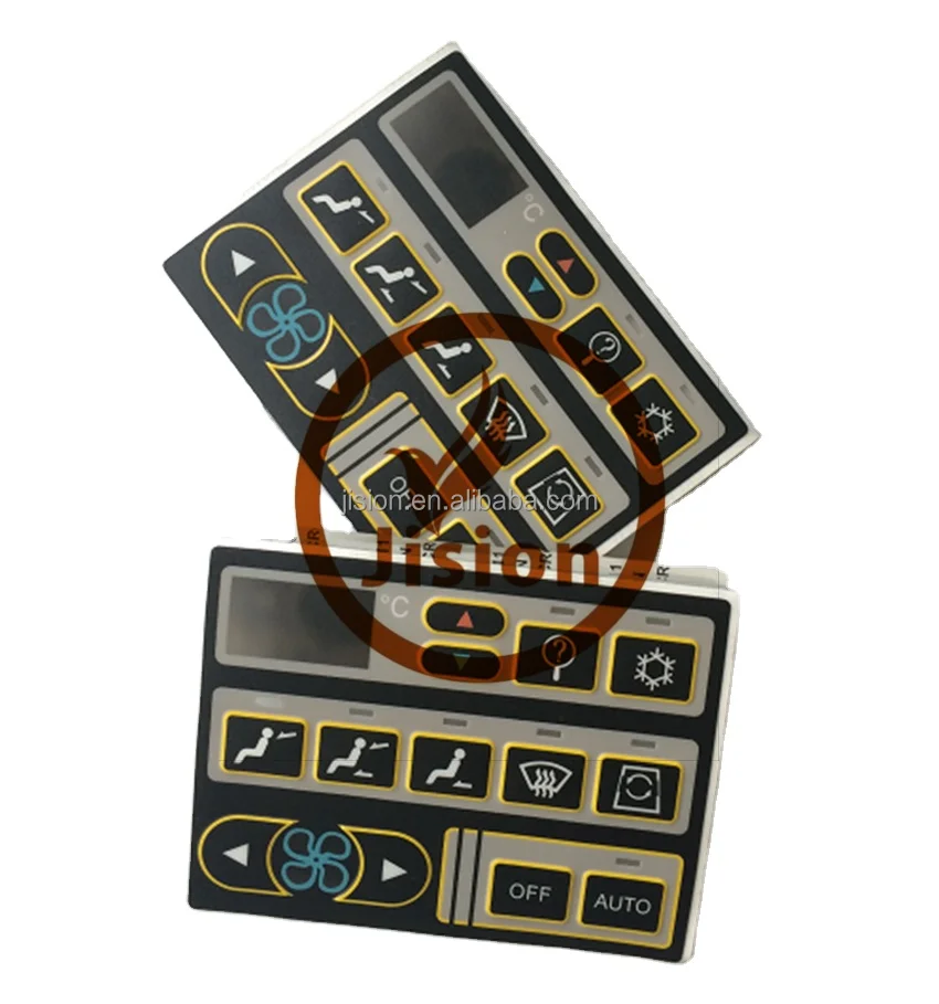 Excavator A/C Control Panel EC210 EC240 EC290 Engine Air Conditioner ...