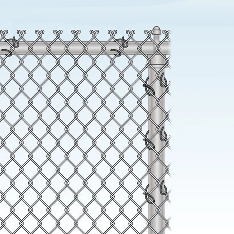 Strength Manufacturer Offer Hot Dipped Galvanized Chain Link Fence Roll Cyclone Wire Mesh PVC ...