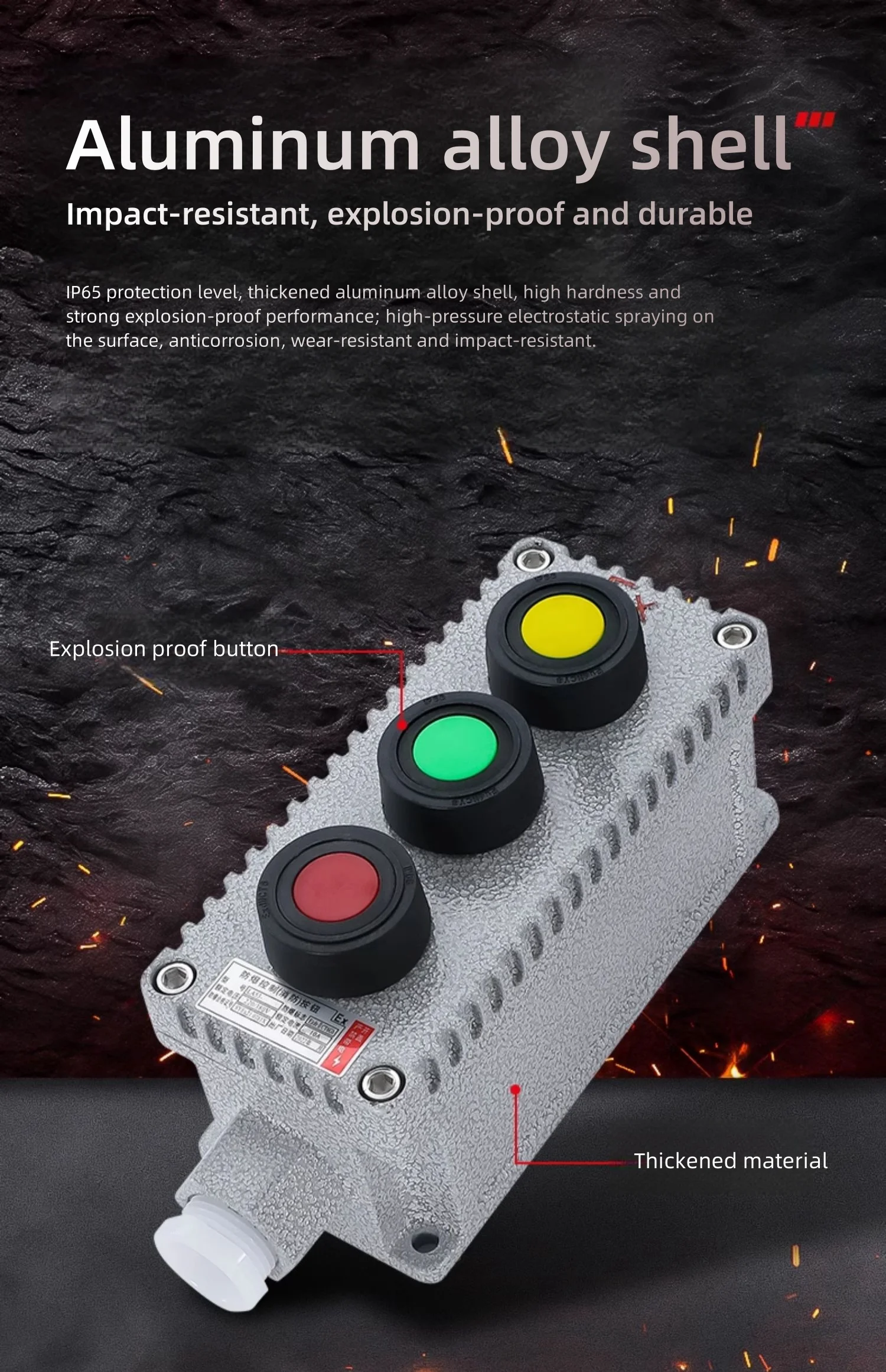 High Quality Emergency Stop Button Box - Explosion Proof