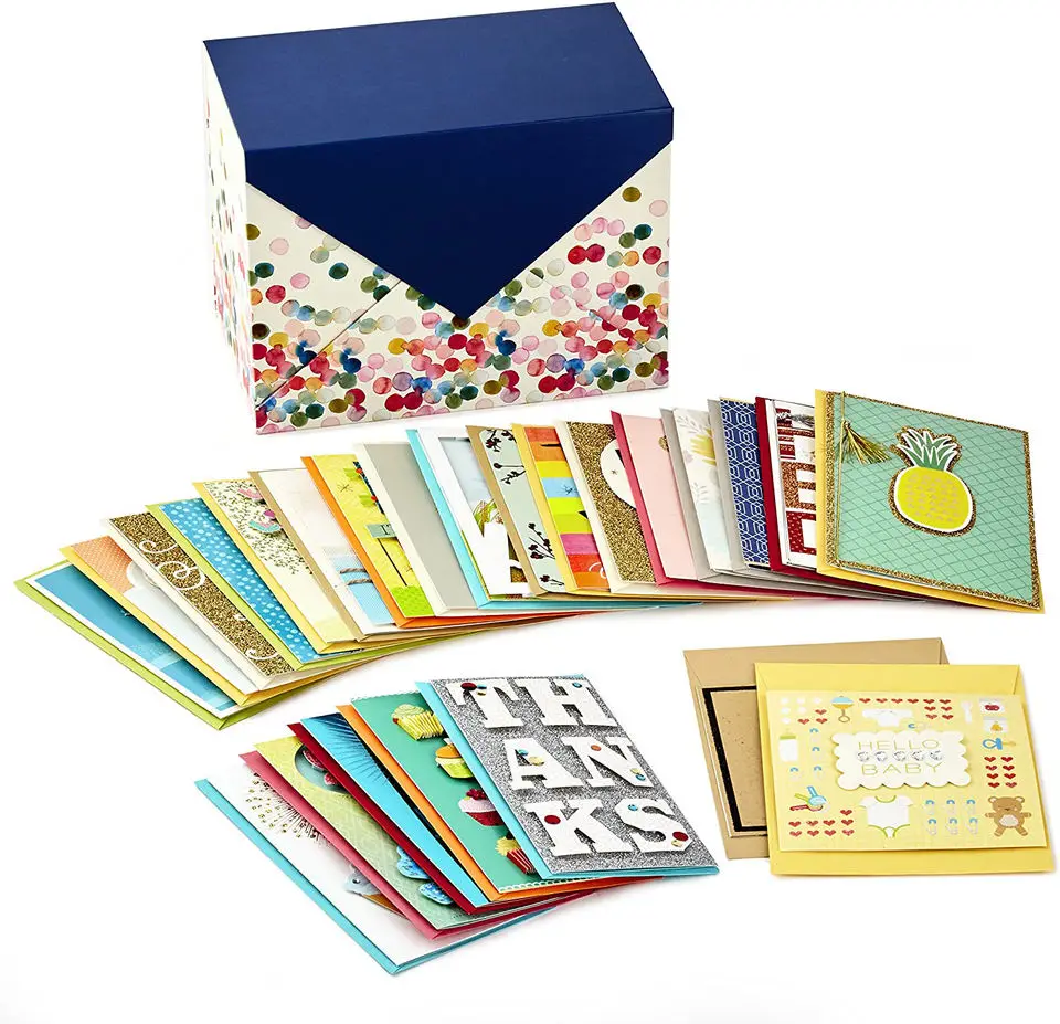Handmade Thank You Cards Set Personalize Invitation Greeting Card Box ...