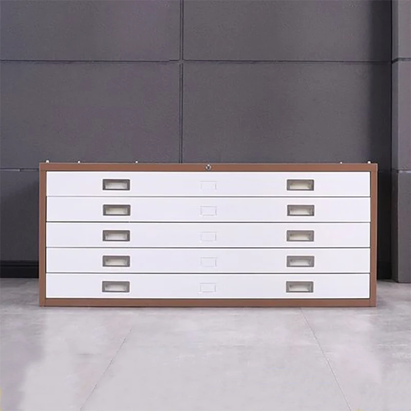 Metal A1 Paper Drawing Flat File Cabinet Steel Flat File Drawer Filing ...