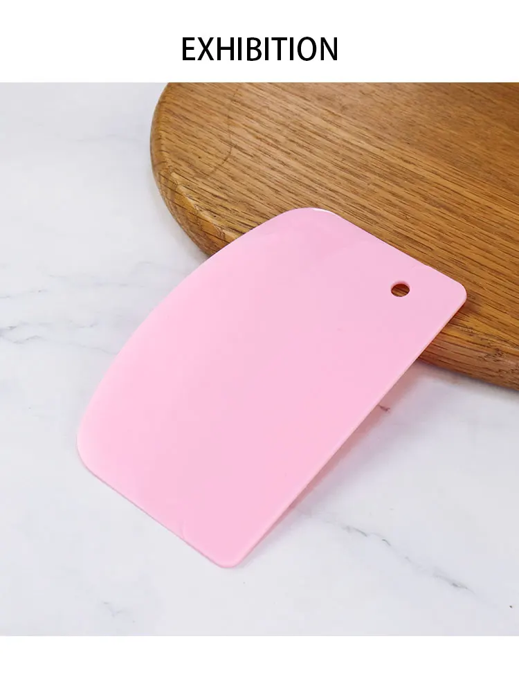 Flexible Plastic Multipurpose Kitchen Pastry Cutter Tool Dough Scrapper ...