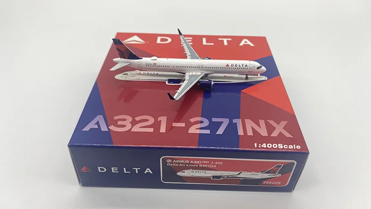 1:400 Delta A321 Model Airplane Airbus A-321 Die Cast Airplane Model ...