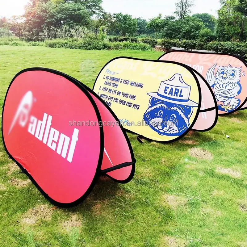 Outdoor Using Display Football Golf A Frame Sign Pop Up Banner Pvc ...