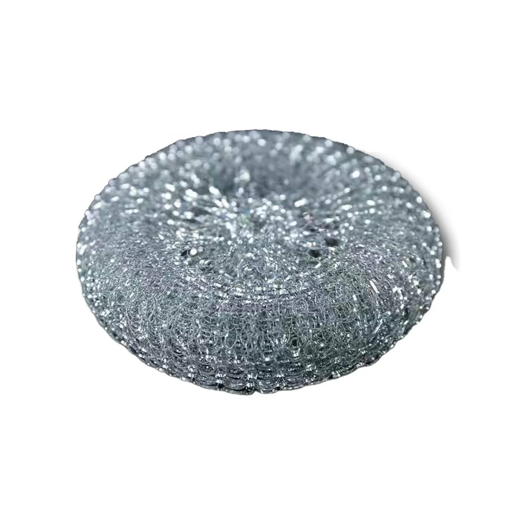 Factory Price Galvanized Steel Wire Scrubber Ball Cleaning Mesh Scourer ...