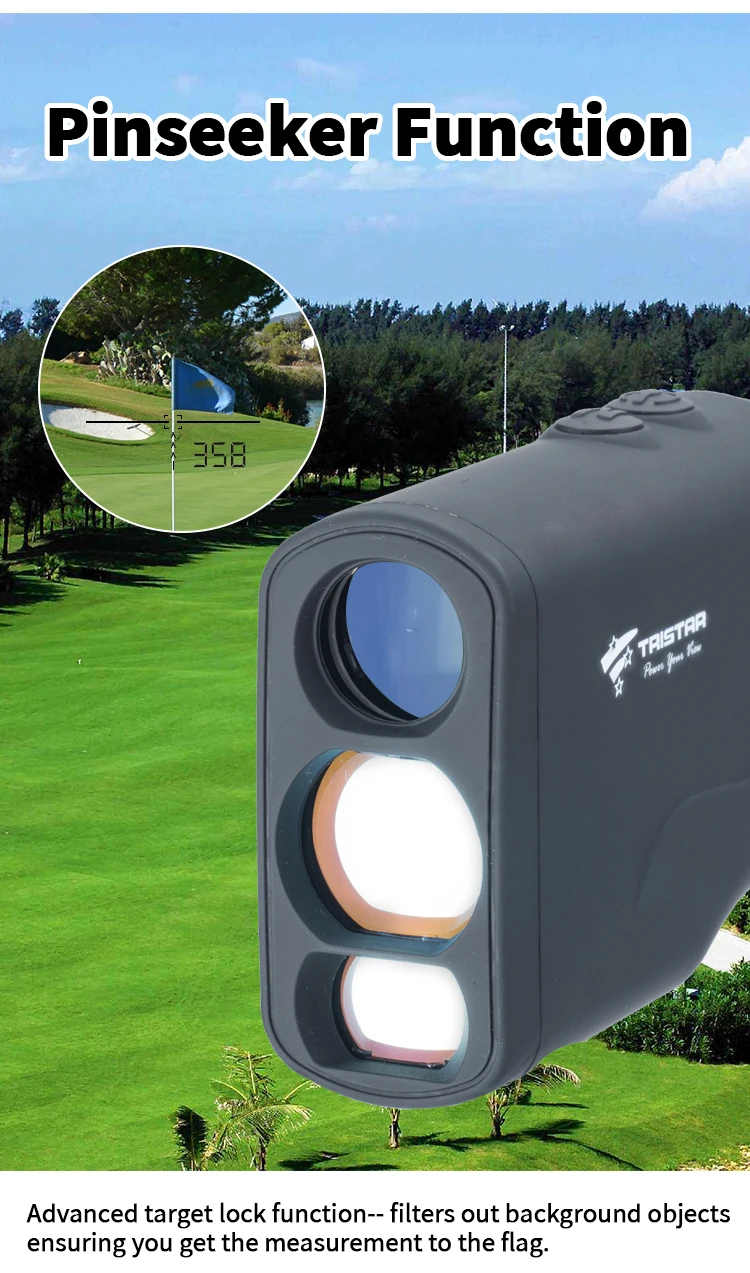 Tirstar Laser Range Finder - Precision for Golf & Hunt