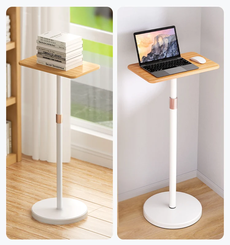 Height Adjustable Standing Desk Max Load 20kg Aluminum Laptop Floor ...
