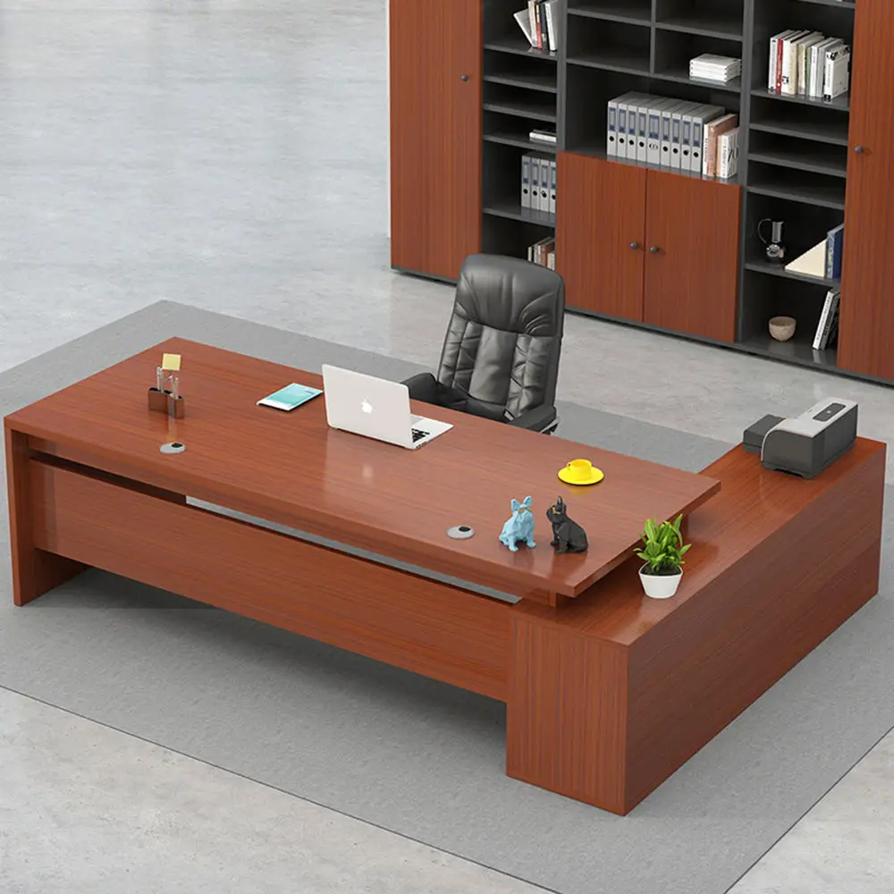 Modern Luxury Office Boss Table Executive President Manager Computer ...