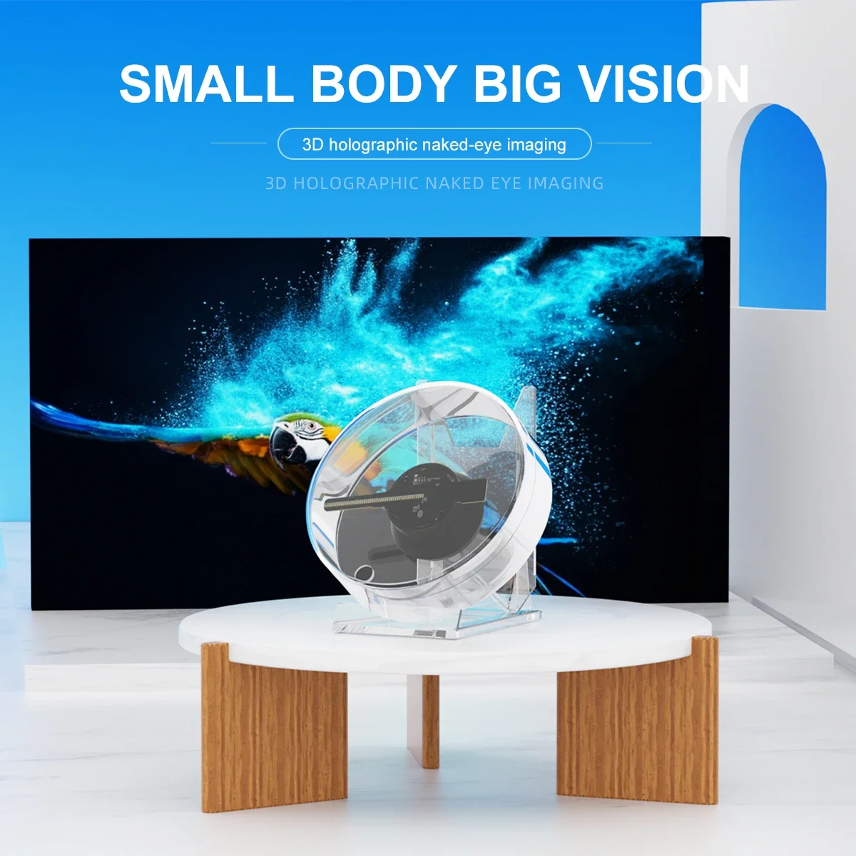 Advertising Fan - 3D Hologram Desktop Projector for Events