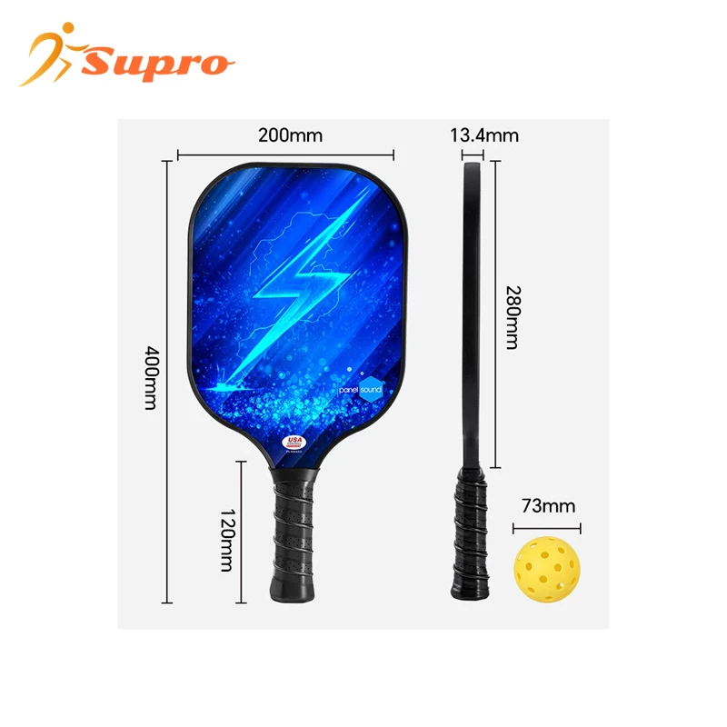 Supro Oem Set Of 4 Pickleball Paddle Usapa Pickle Ball Carbon Fiber ...