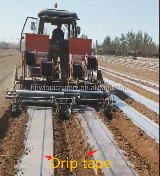 Tractor Mounted Vegetable Bed Maker with Mulching Film