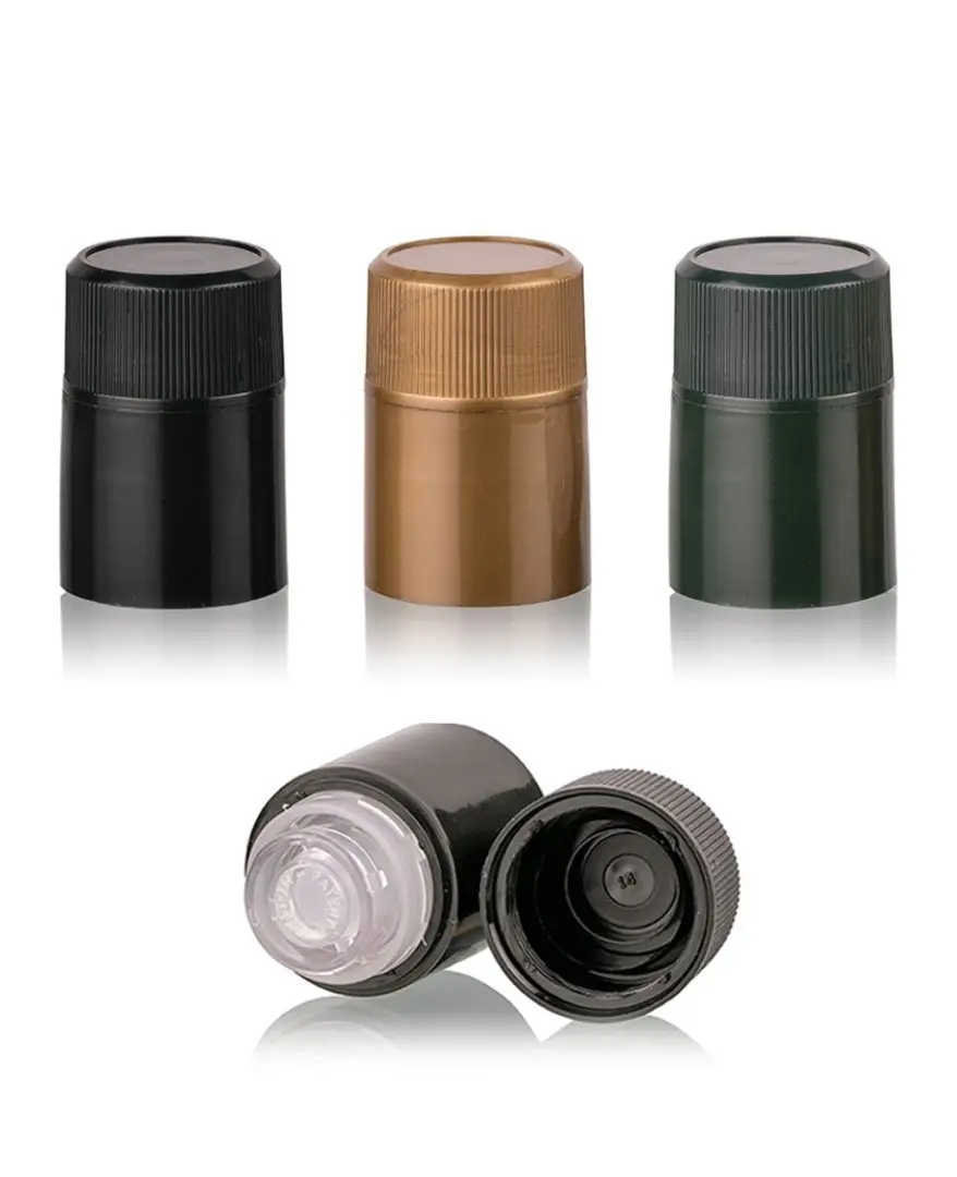 33x47mm 33x58mm Non Refillable Black Tapa Guala Cap Of Whisky Vodka ...