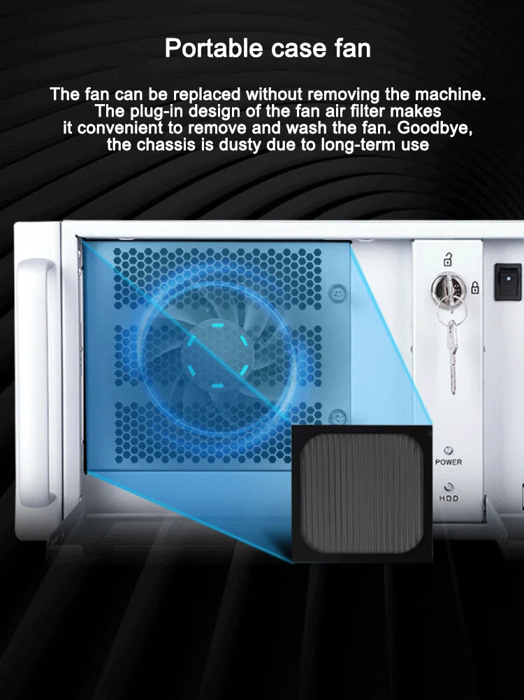 19inch Rack Case 4u Industrial Pc Host Lga1151 Intel 8th/9th Core I3 I5 ...