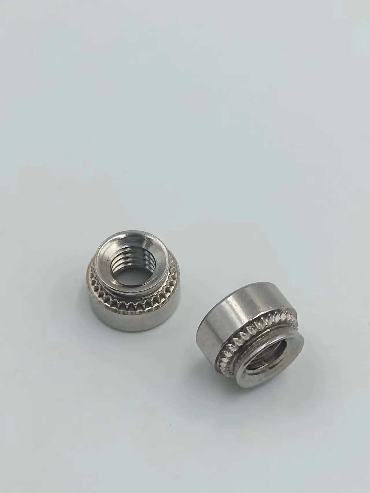 Stainless Steel Riveting Nut Carbon Steel Tooth Fastener With Blue And ...