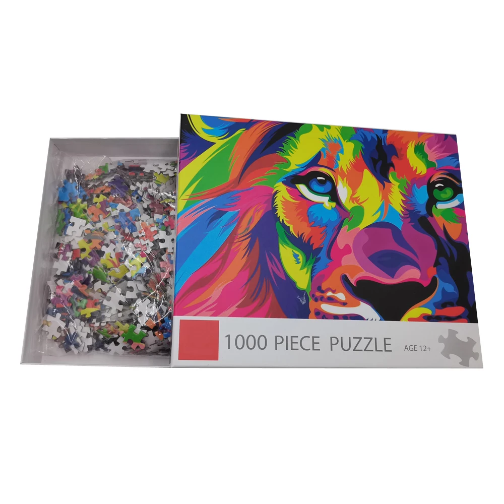 Free Sample Most Cost-effective Price Print Unique Shape Adult Jigsaw ...