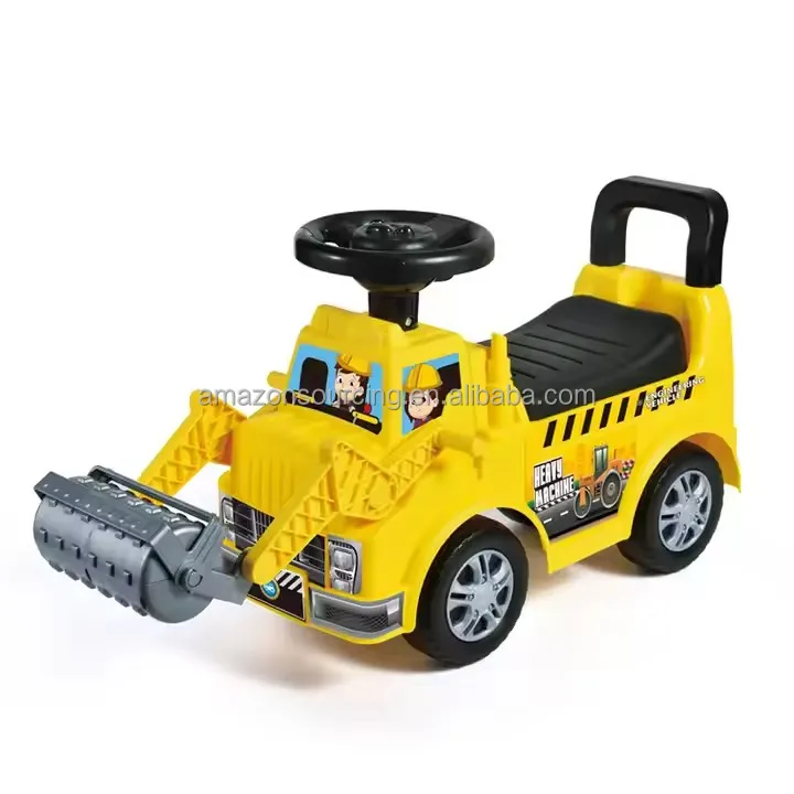 Vehicle Toy Soil Compactor - Kids Electric Ride-on Car