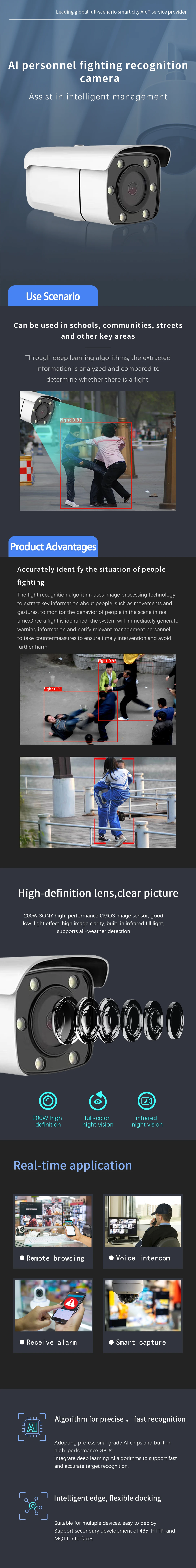 Ai Fight Identification Cameras Security Camera - Buy Fight ...