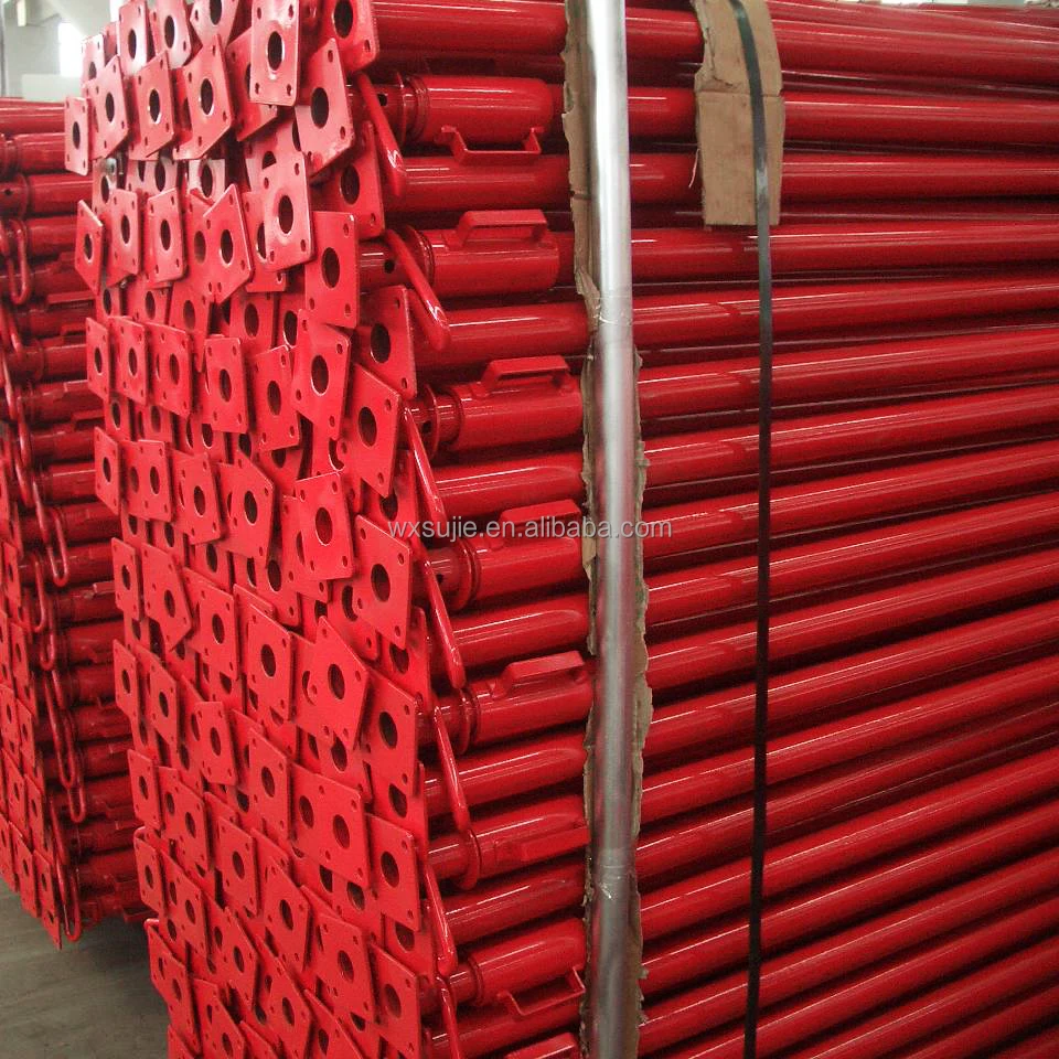 Adjustable Steel Scaffolding Shoring Heavy Duty Galvanized Prop Construction Formwork Acrow ...
