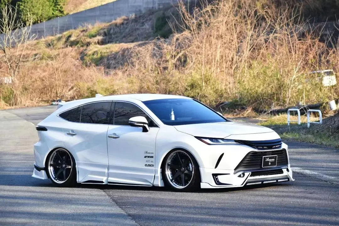 For Toyota HARRIER Body Kit HARRIER Upgrades RW-style Front Lip ...