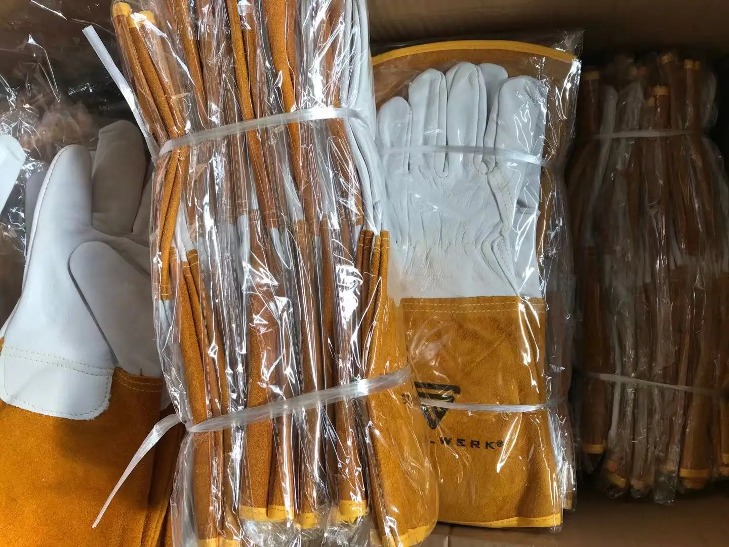 Swelder 14inch Premium Palm Thumb Index Finger Reinforced TIG Gloves ...