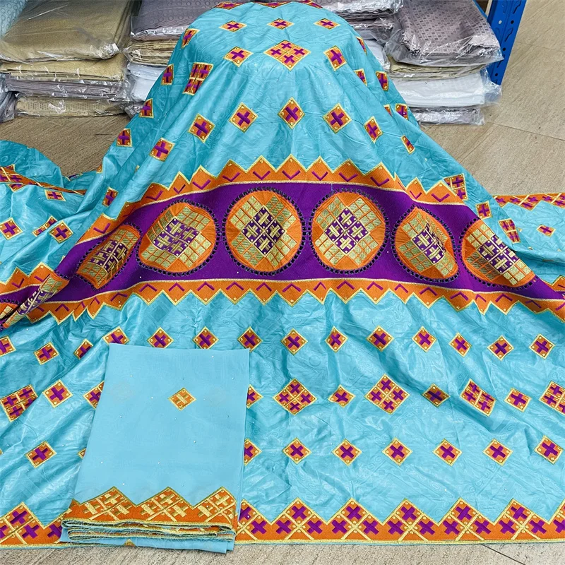 Shop High Quality Bazin Fabric - African 100% Cotton