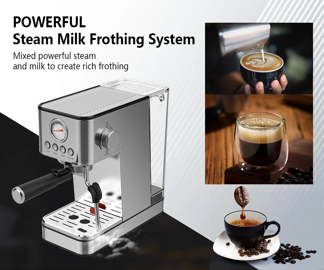 Portable Espresso Maker Automatic Coffee Machine Small Household ...