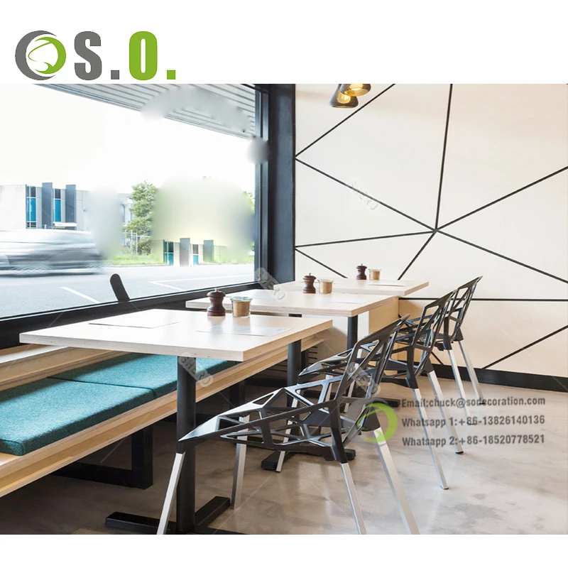 Modern Design Commercial Bakery Store Tables & Chairs
