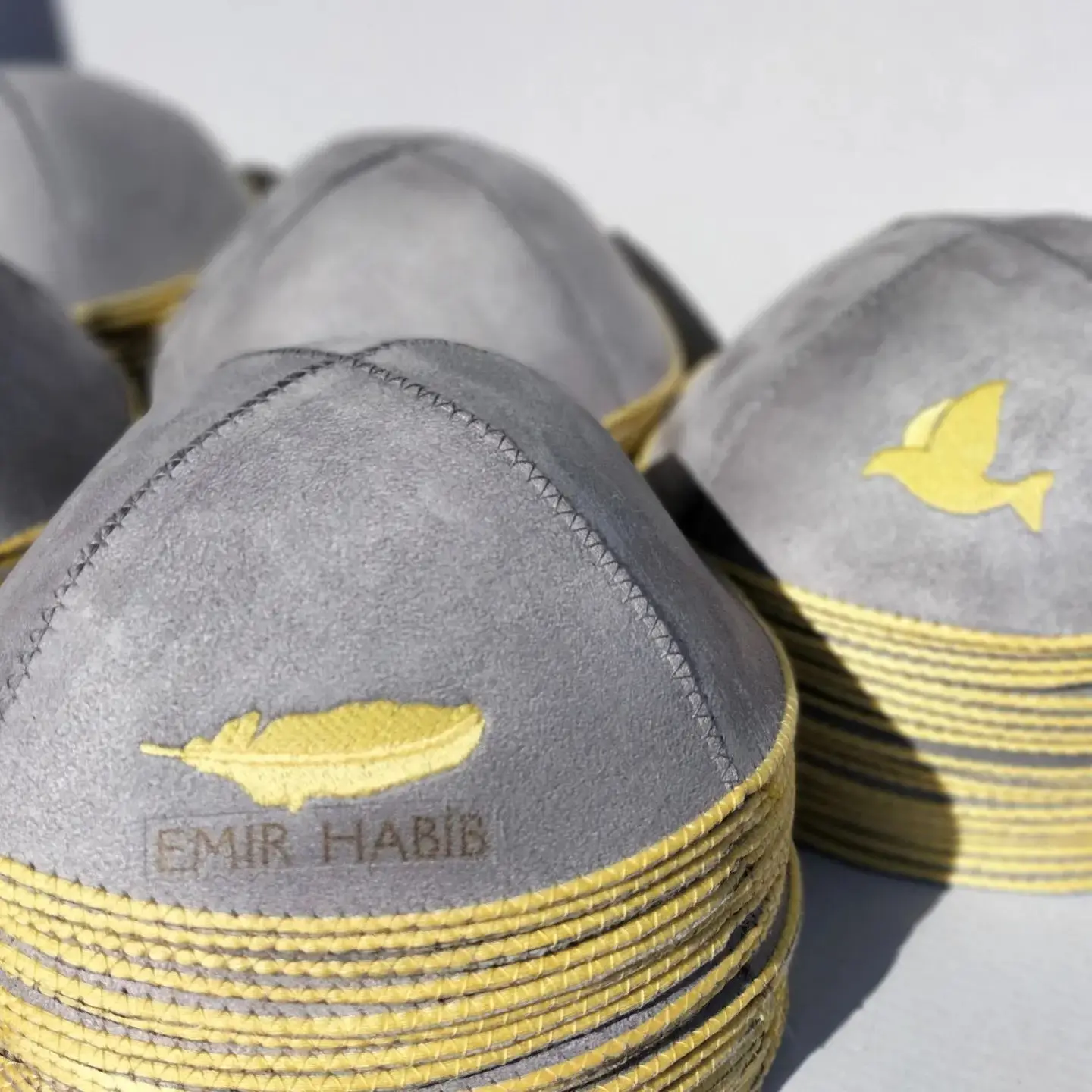 Wholesale Kippot Custom Logo Jewish Kippah Wedding Linen Kippot Yarmulke Jewish Kipa Twill ...