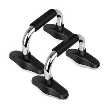 Home Workout Non-slip Handles Chrome Push Up Bar Holders - Buy Push Up ...
