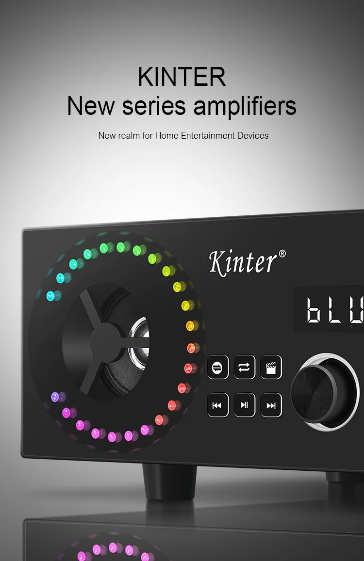 Kinter 017 Amplifiers USB BT Mic Stereo Bass Professional