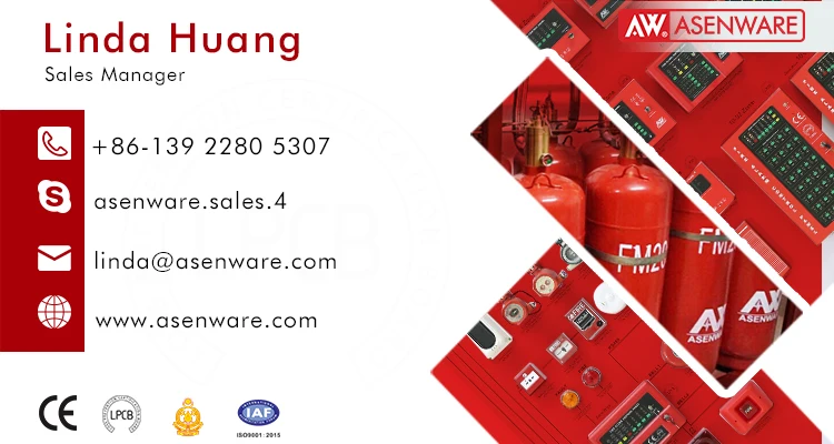 Wireless Addressable Fire Alarm Panel with GSM Module