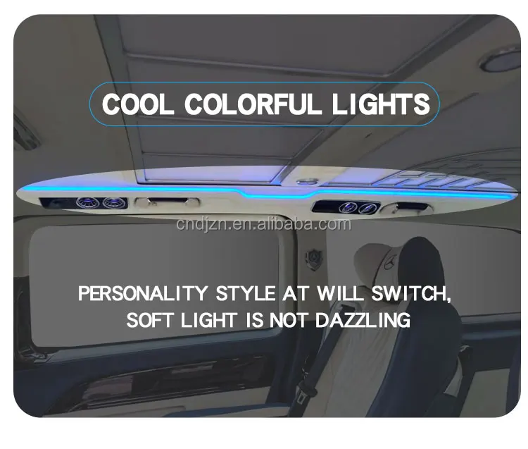 Luxury Car Interior Lighting - Double Pole Lights for MPV