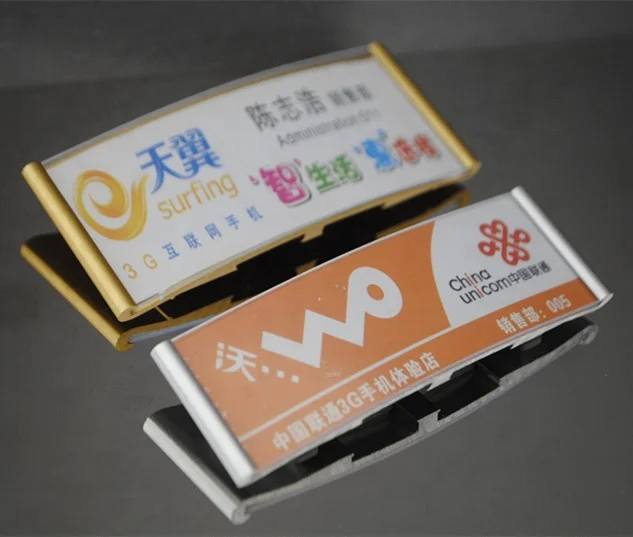 Reusable Unique Metal Magnetic Name Tag - Buy Magnetic Name Tag ...