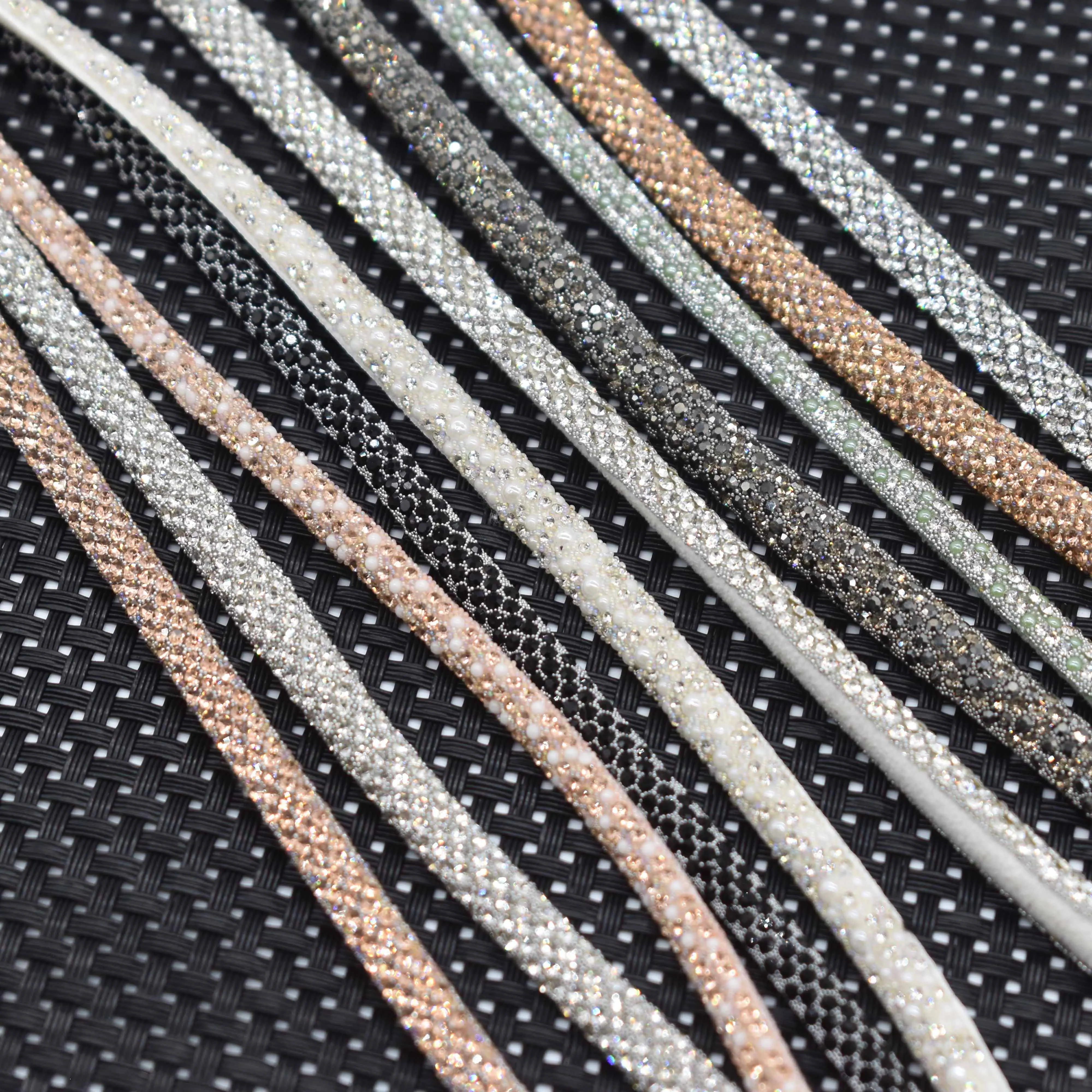 6mm crystal ribbon trim reputable rhinestone