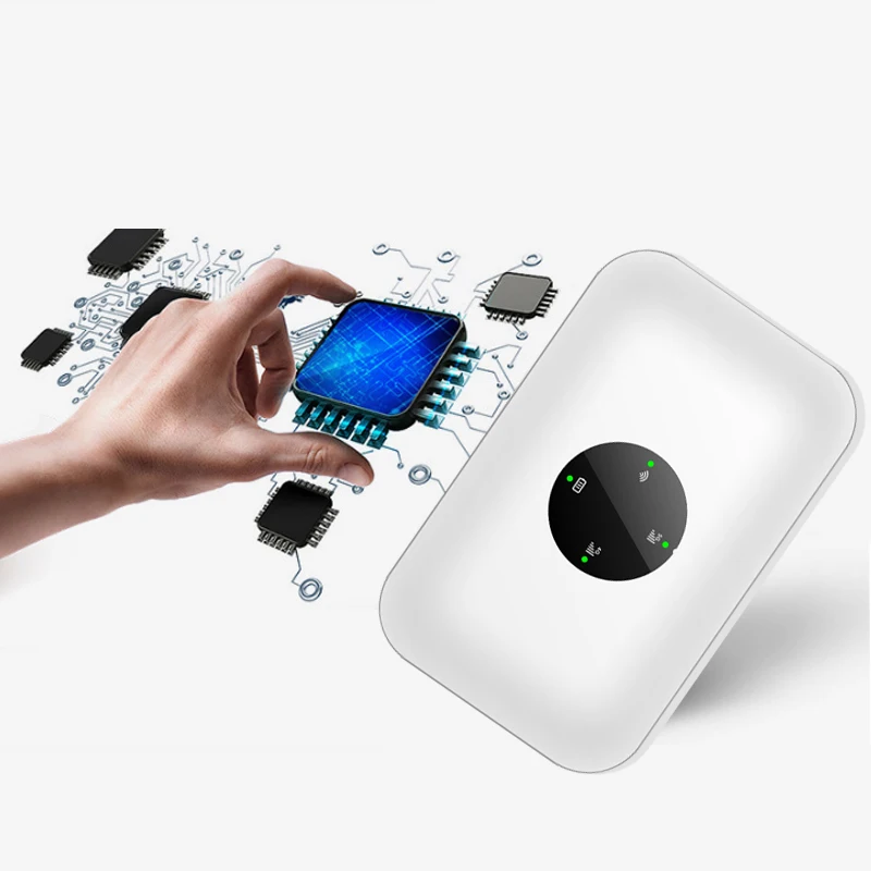 Portable Dual Band Mini 5g Router Battery 4000mah 1200mbps 5g Mobile ...