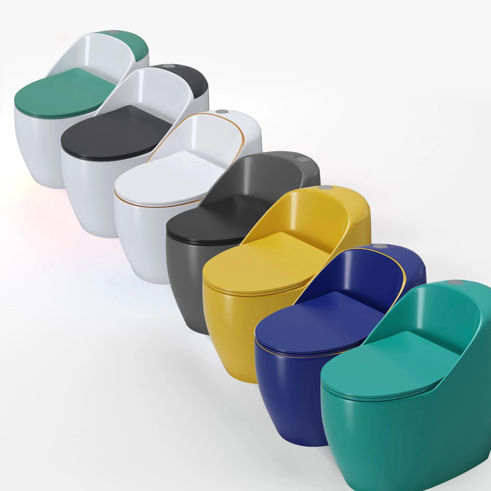 Selora Matte Colored Commode - Durable & Stylish Sanitary Ware