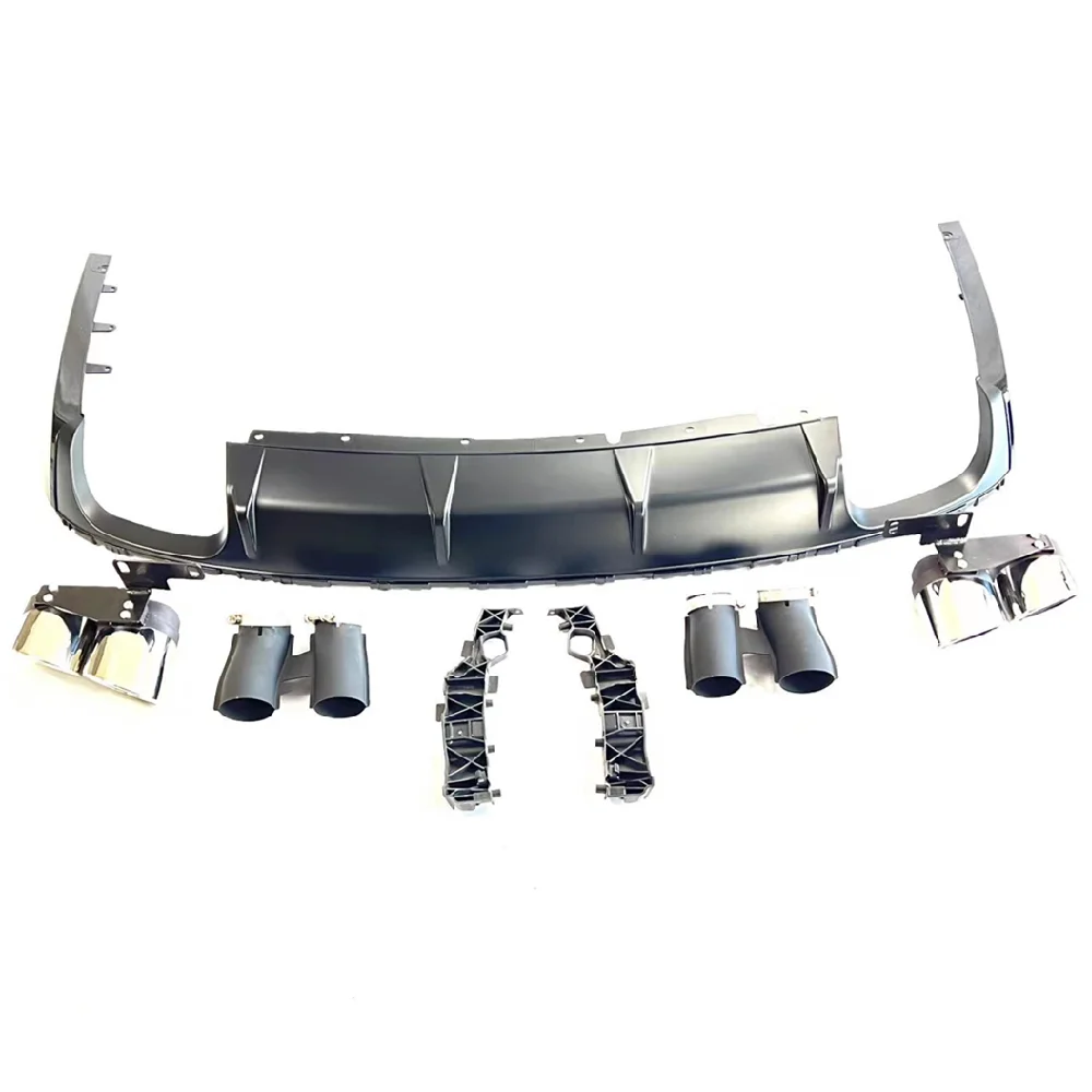 Audi A8D5 S8 Rear Diffuser - High Quality Material 2018-2022